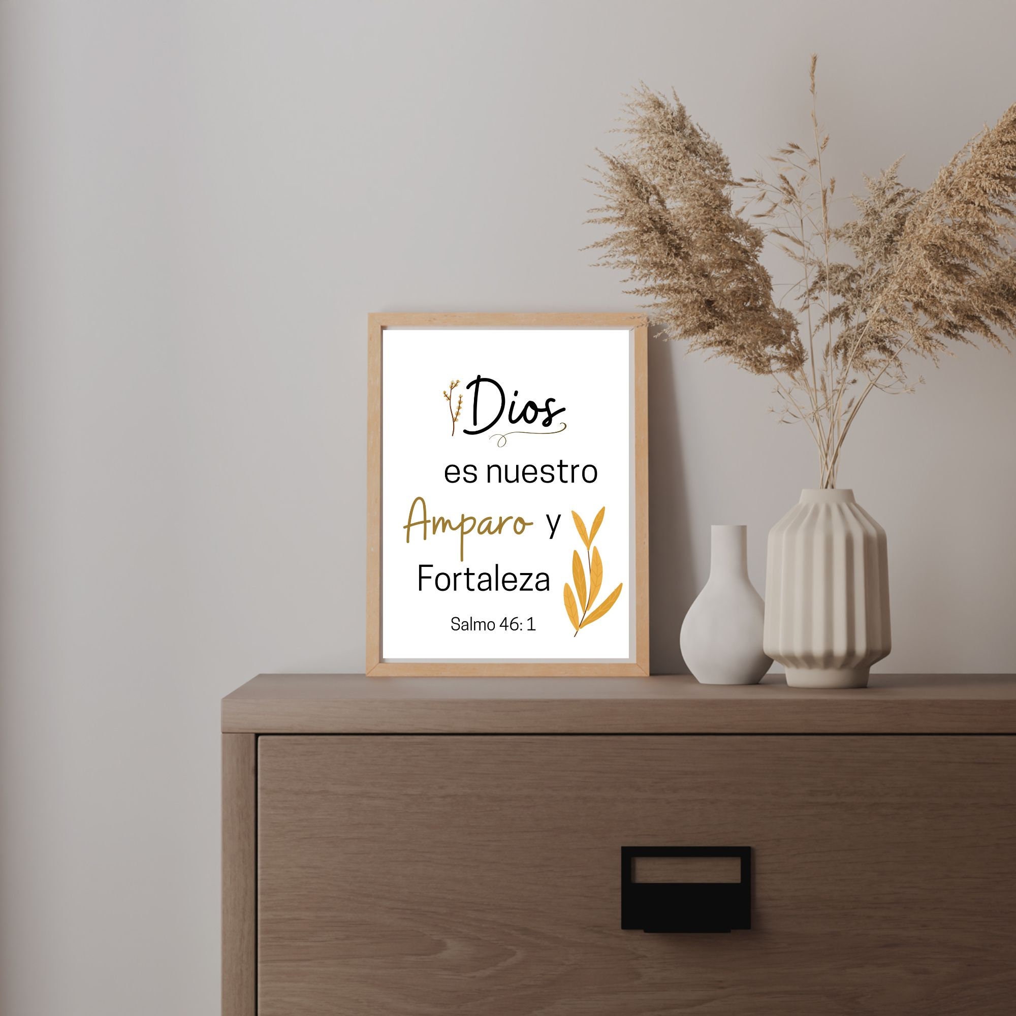 Spanish Bible Verse Print, Spanish Wall Art Home Decor, Spanish Home ...