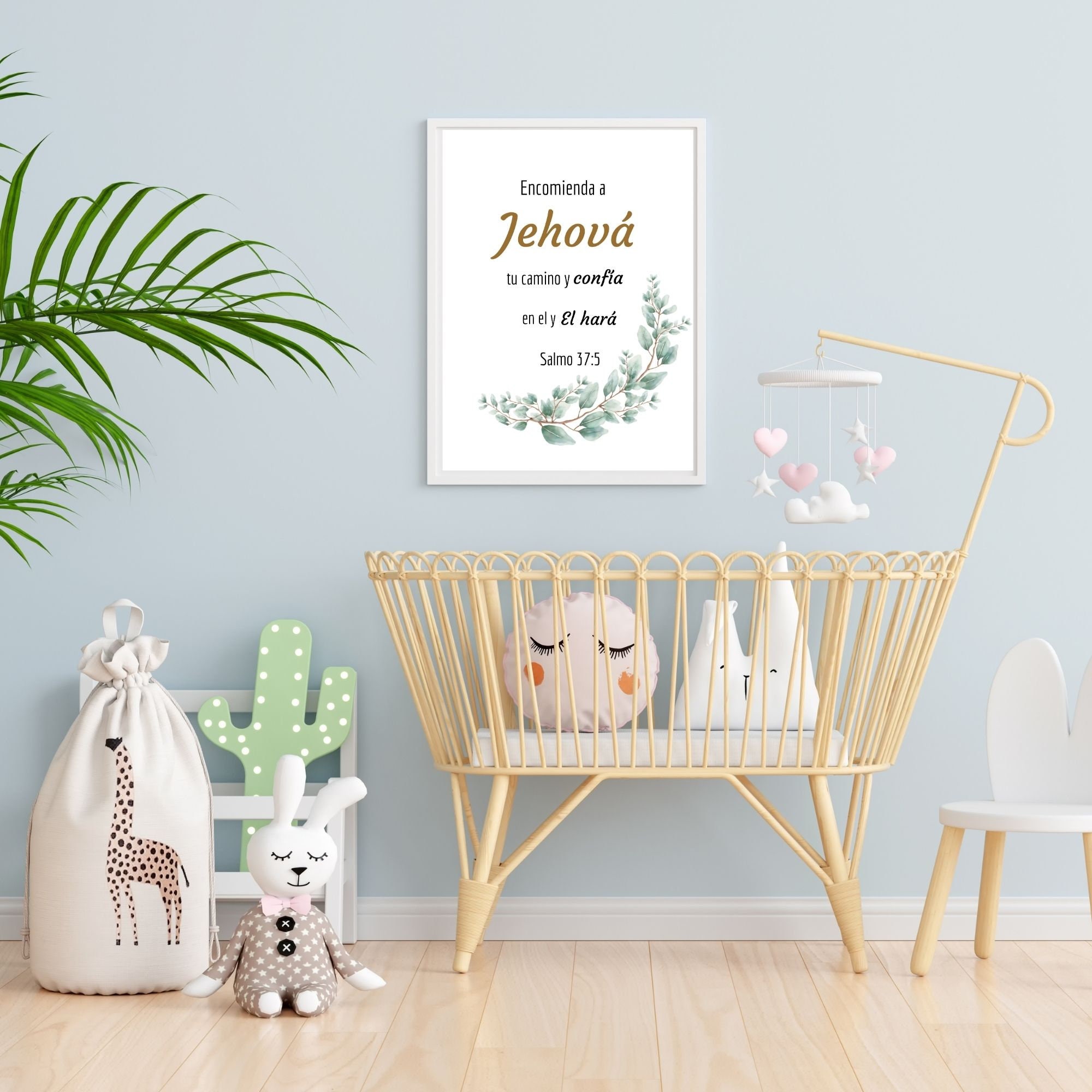 Spanish Bible Verse Print, Spanish Wall Art Home Decor, Spanish Home ...