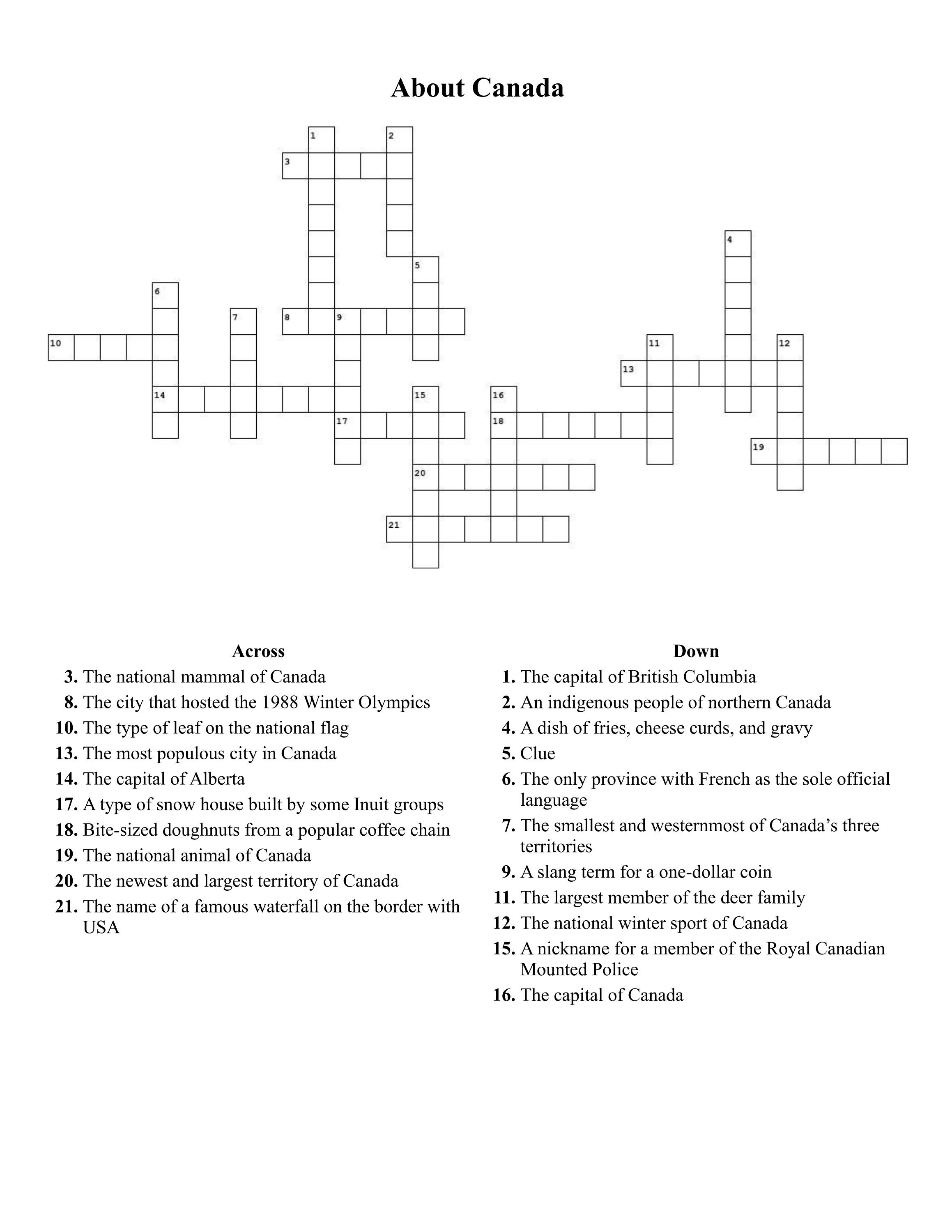 Notion Template Crossword Puzzle Printable 33PDF Countries USA Canada ... Notion Template Crossword Puzzle Printable 33PDF Countries USA Canada ...