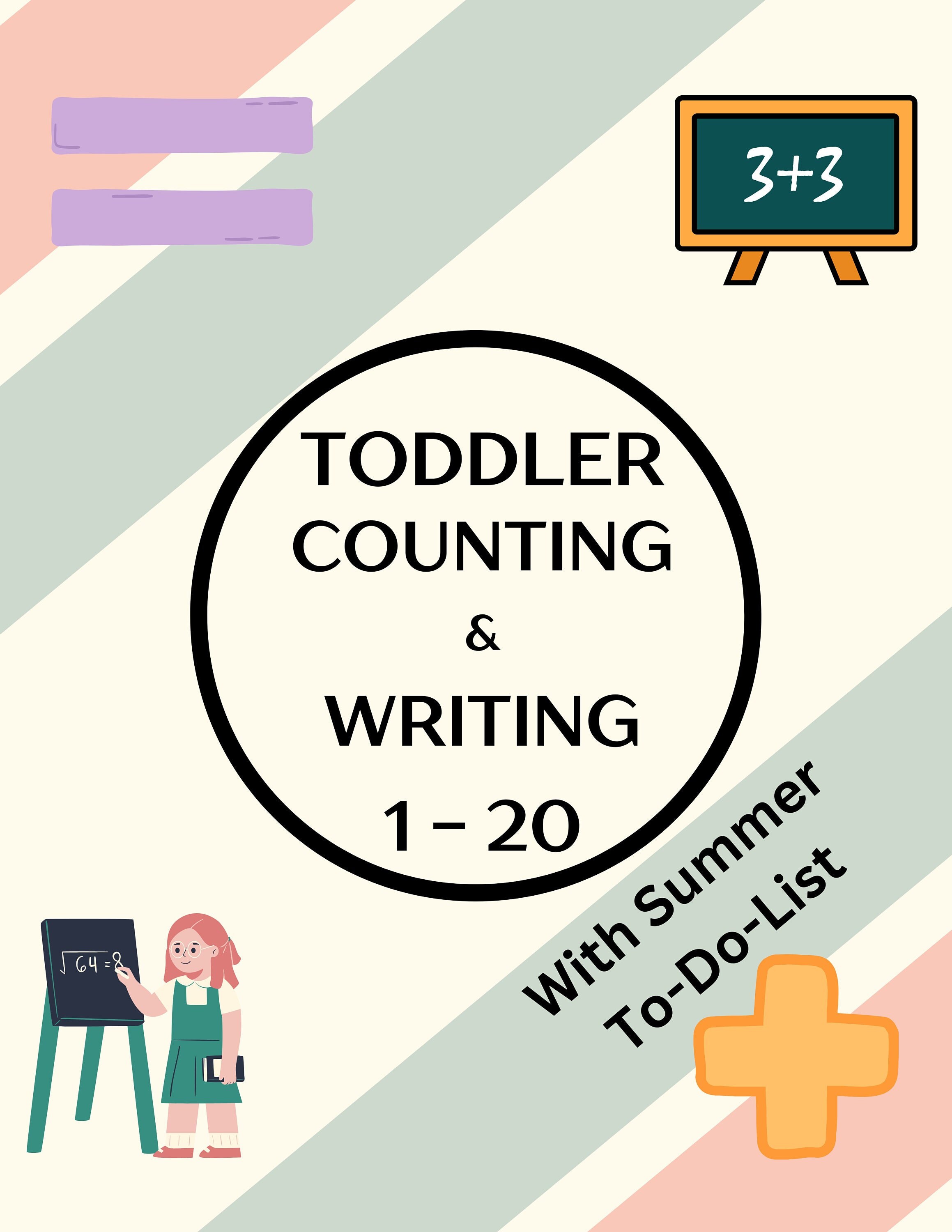 Toddler First Learning 25 Printable Summer School Tribe, Home School ...