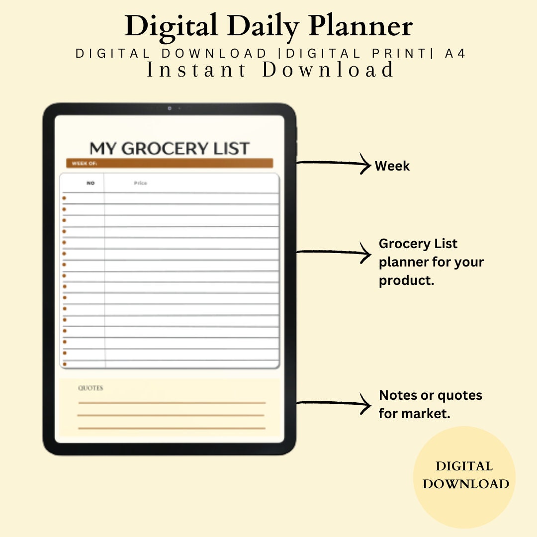 Editable Planner Template INSTANT DOWNLOAD Canva Planner, Opt-in ...