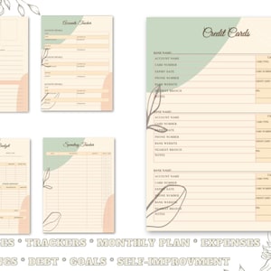 120+ Bundle Budget Planner Kit, Printable Budget Planner Templates ...