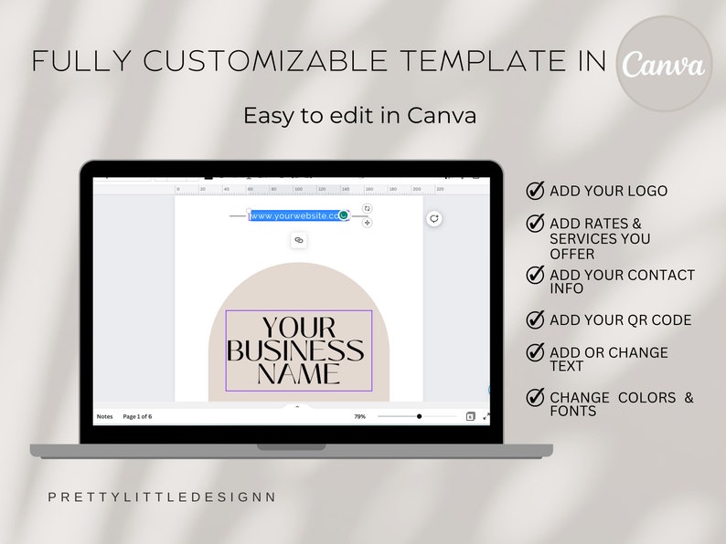 Price List Template, Editable Price List, Electronic Business Price ...