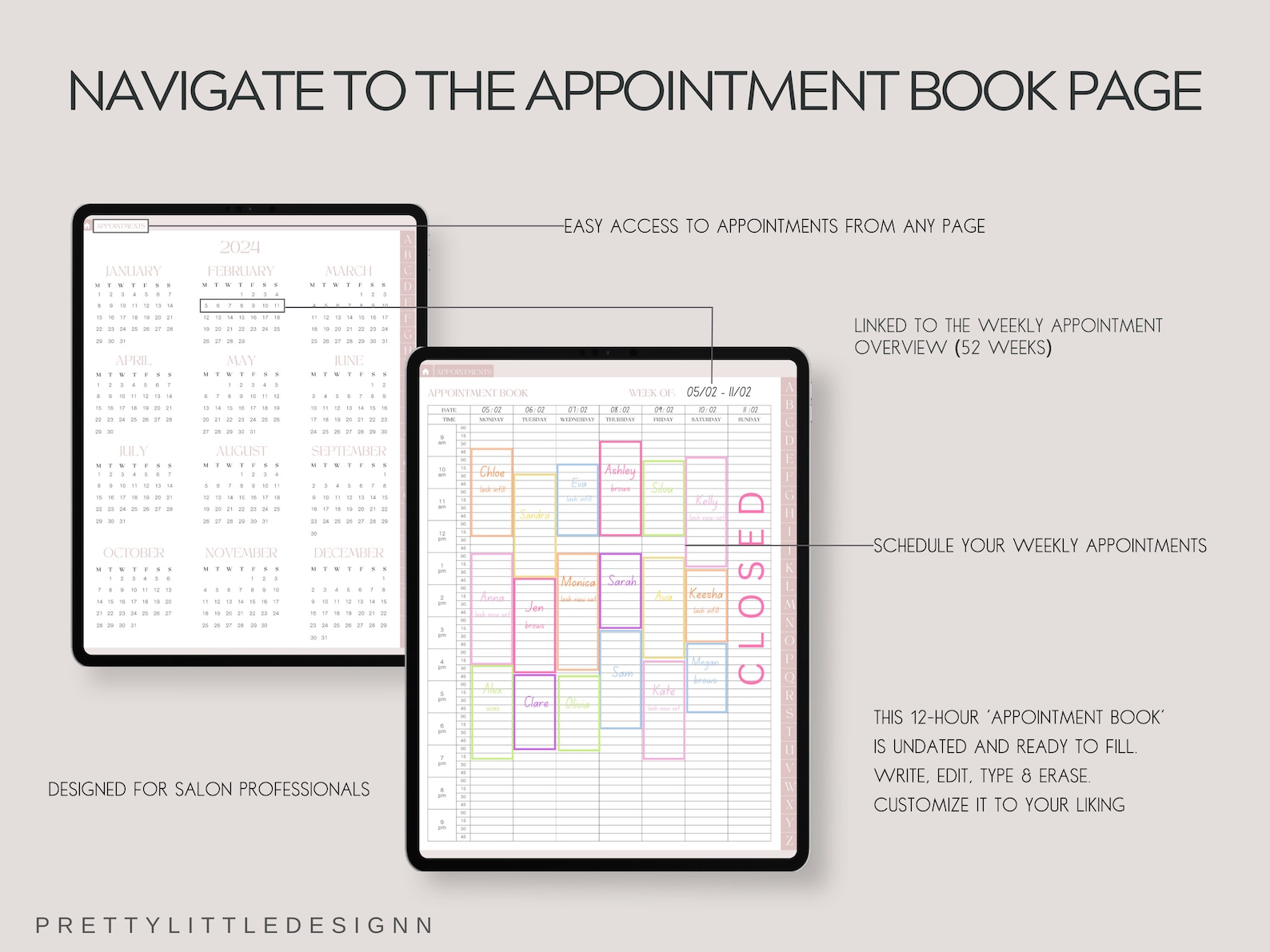 Client Record Book, Lash Extension Client Record, Lash Tech Planner ...