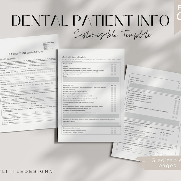 Medical History Dental - Etsy UK