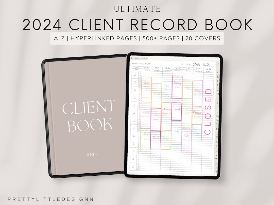 Beauty Salon Appointment Book, Client Record Book, Lash Extension ...