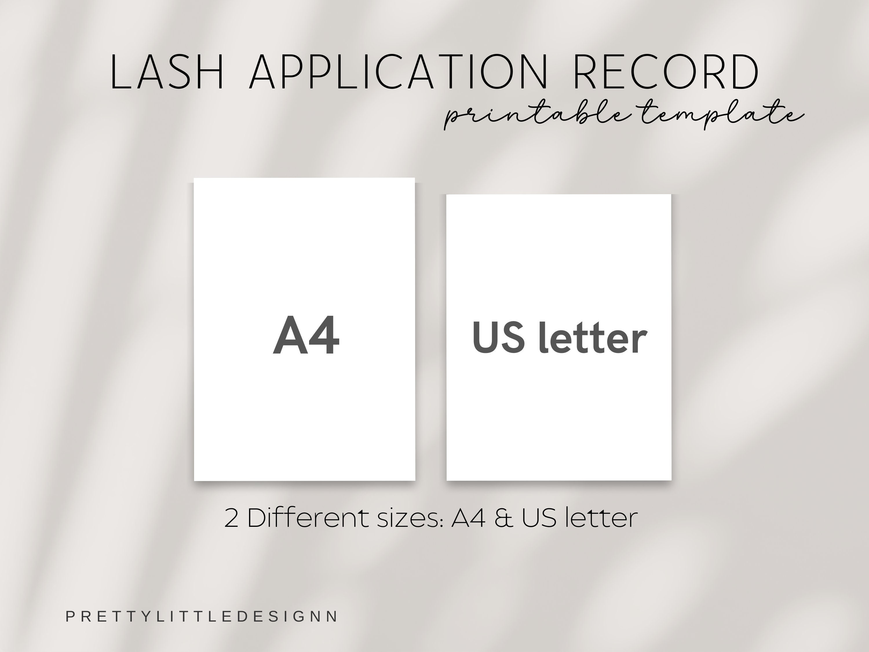 Lash Client Profile, Lash Mapping Sheets, Lash Mapping Templates, Lash ...