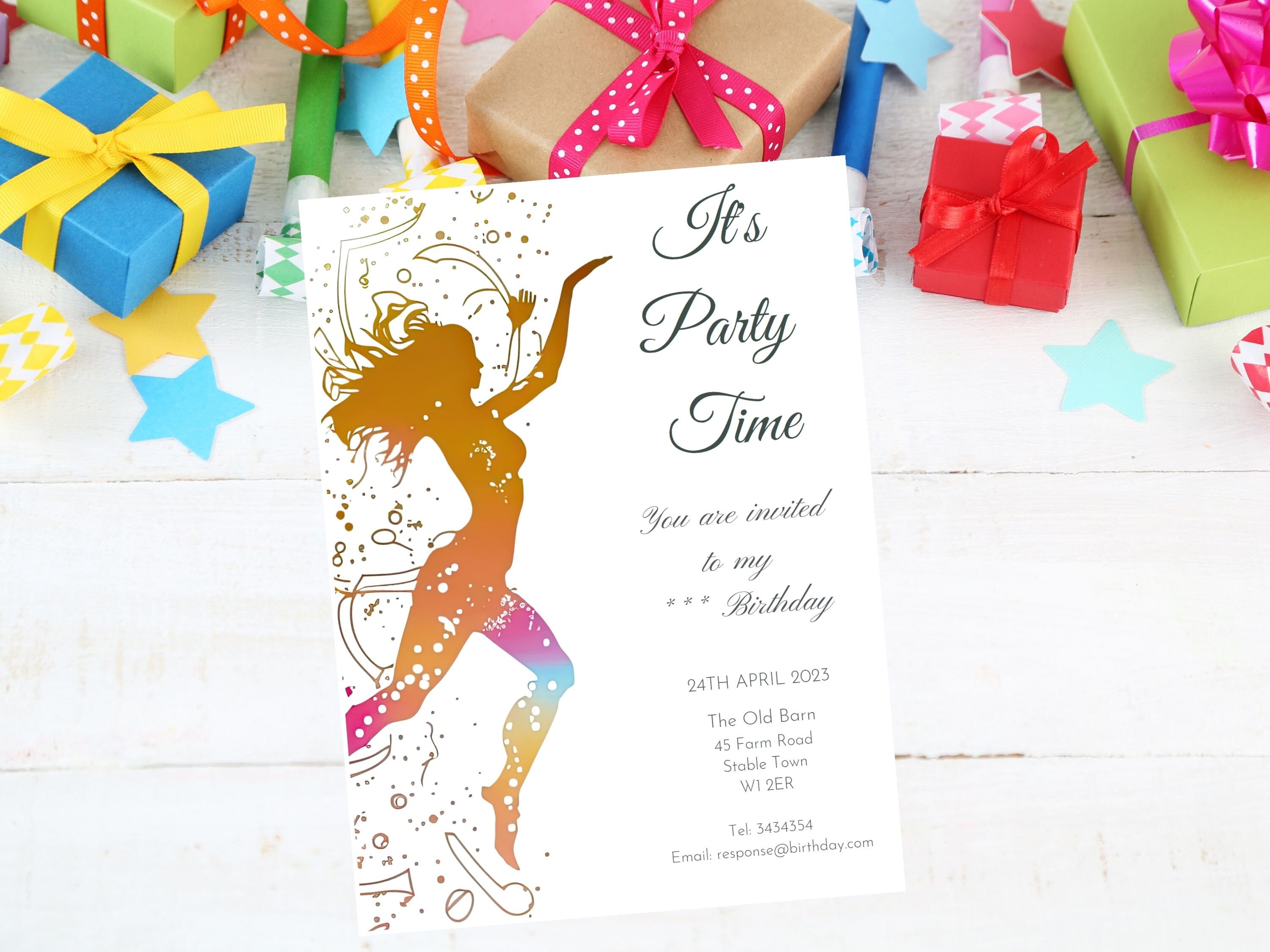 Dance Party Invite Party Invite Dance Invite Birthday Invite Girls ...