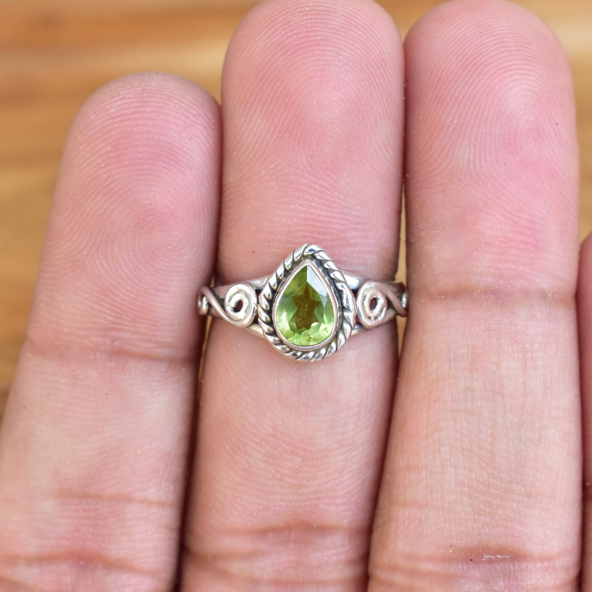 100% NATURAL PERIOD RING Sterling Silver 925 Designer Jewellery Natural ...