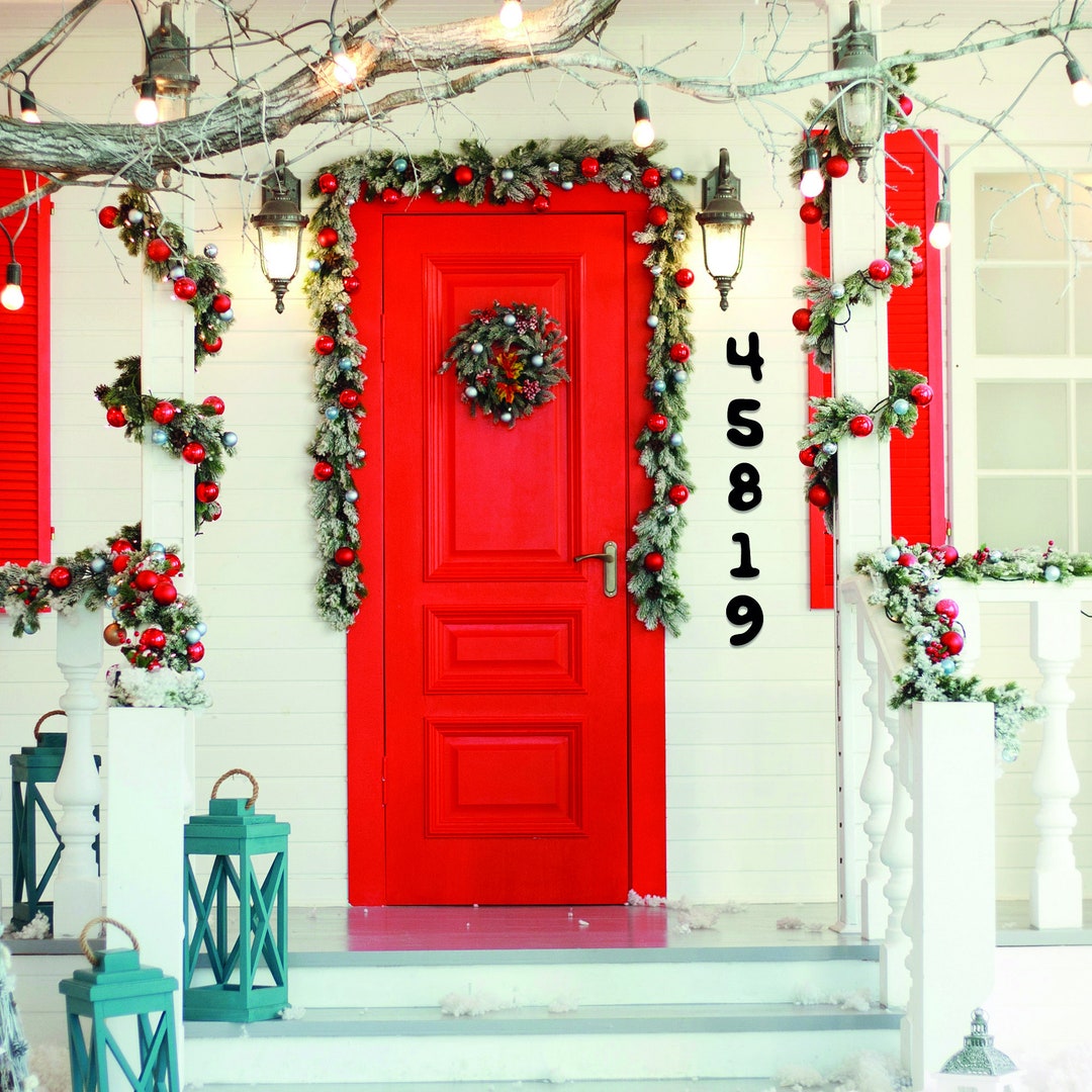 12 Inch Simpson Cursive House Number Cursive House Letter - Etsy