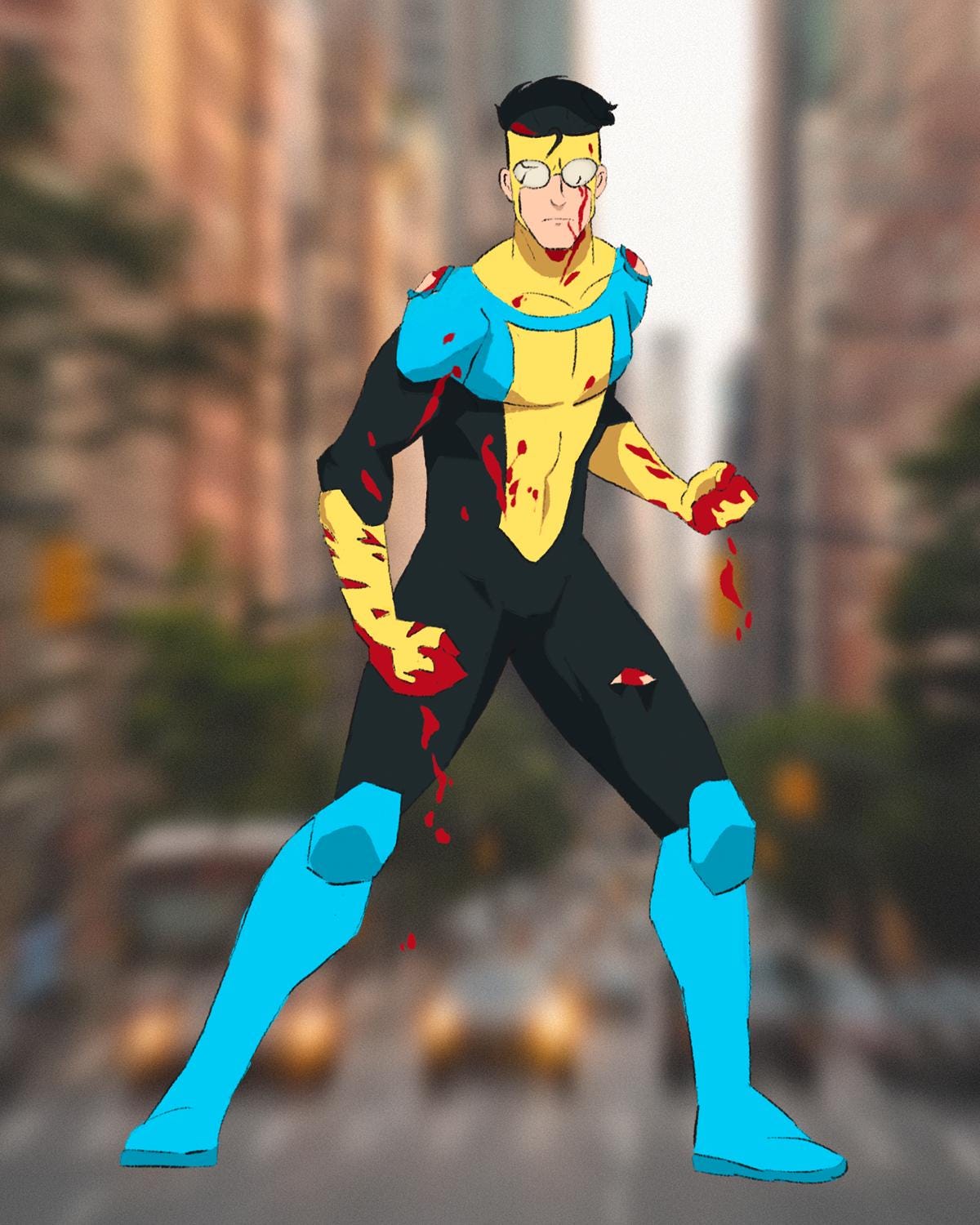 Invincible Mark Grayson Postcard Print Fan Art - Etsy