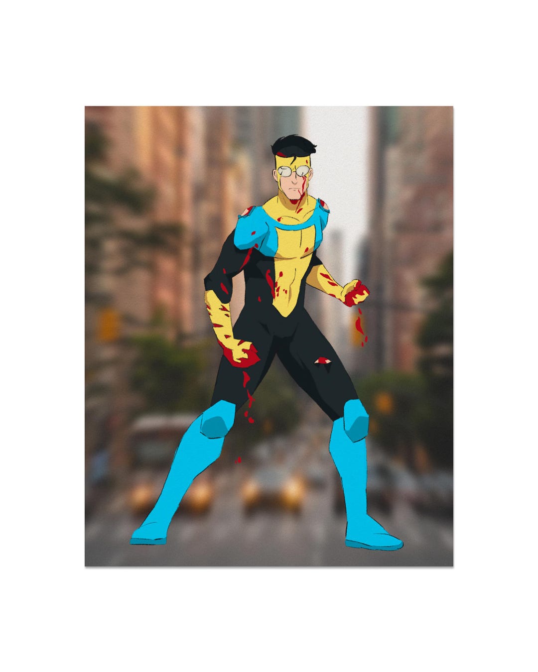 Invincible Mark Grayson Postcard Print Fan Art - Etsy