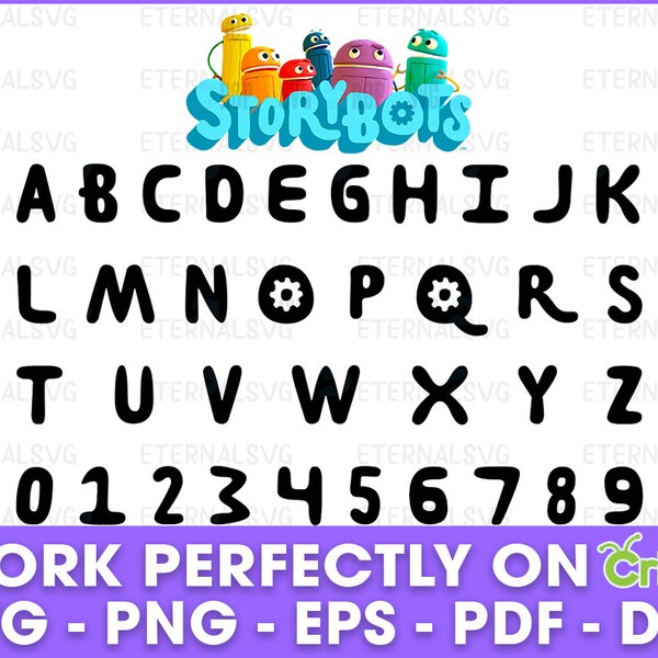 Storybots logo svg - Etsy México