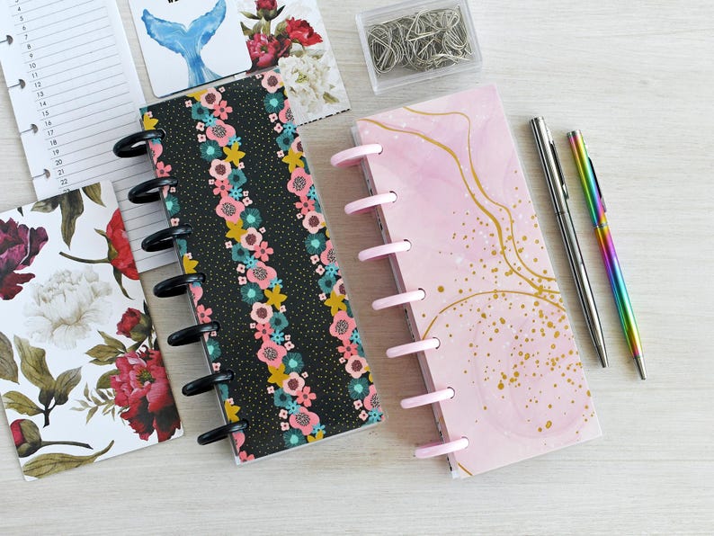 Discbound Planner HP Skinny Mini Size: 2026 Monthly Weekly Agenda 7 ...