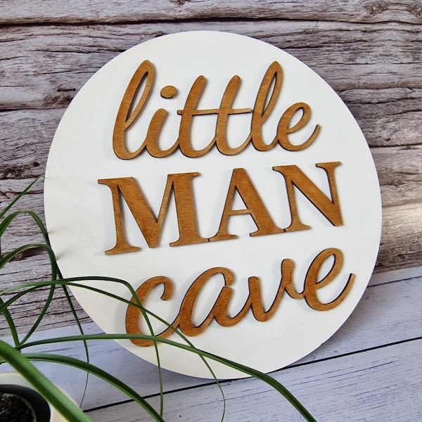 Little Man Door Sign - Etsy