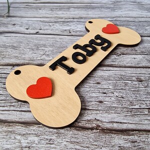 Personalized Dog Crate Sign, Custom Wooden Sign for Dogs, Personalised ...