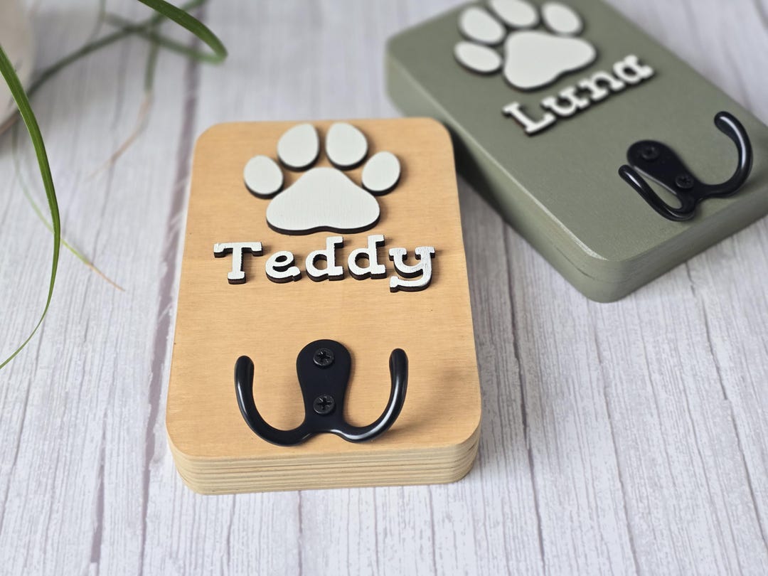 Personalized Dog Lead Hook | Custom Dog Leash Holder - Etsy