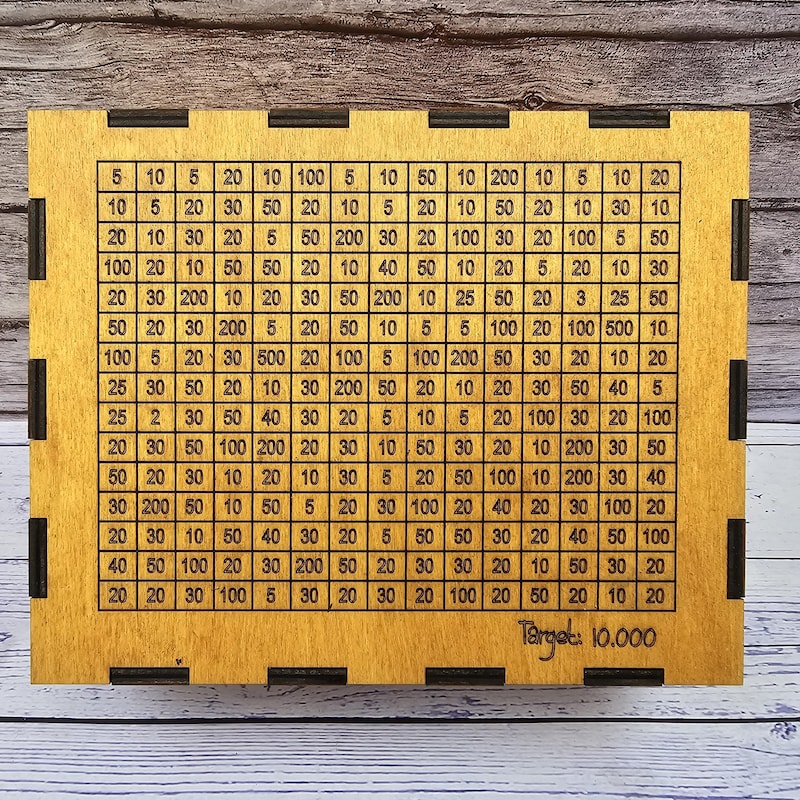 10000 Savings Box - Etsy