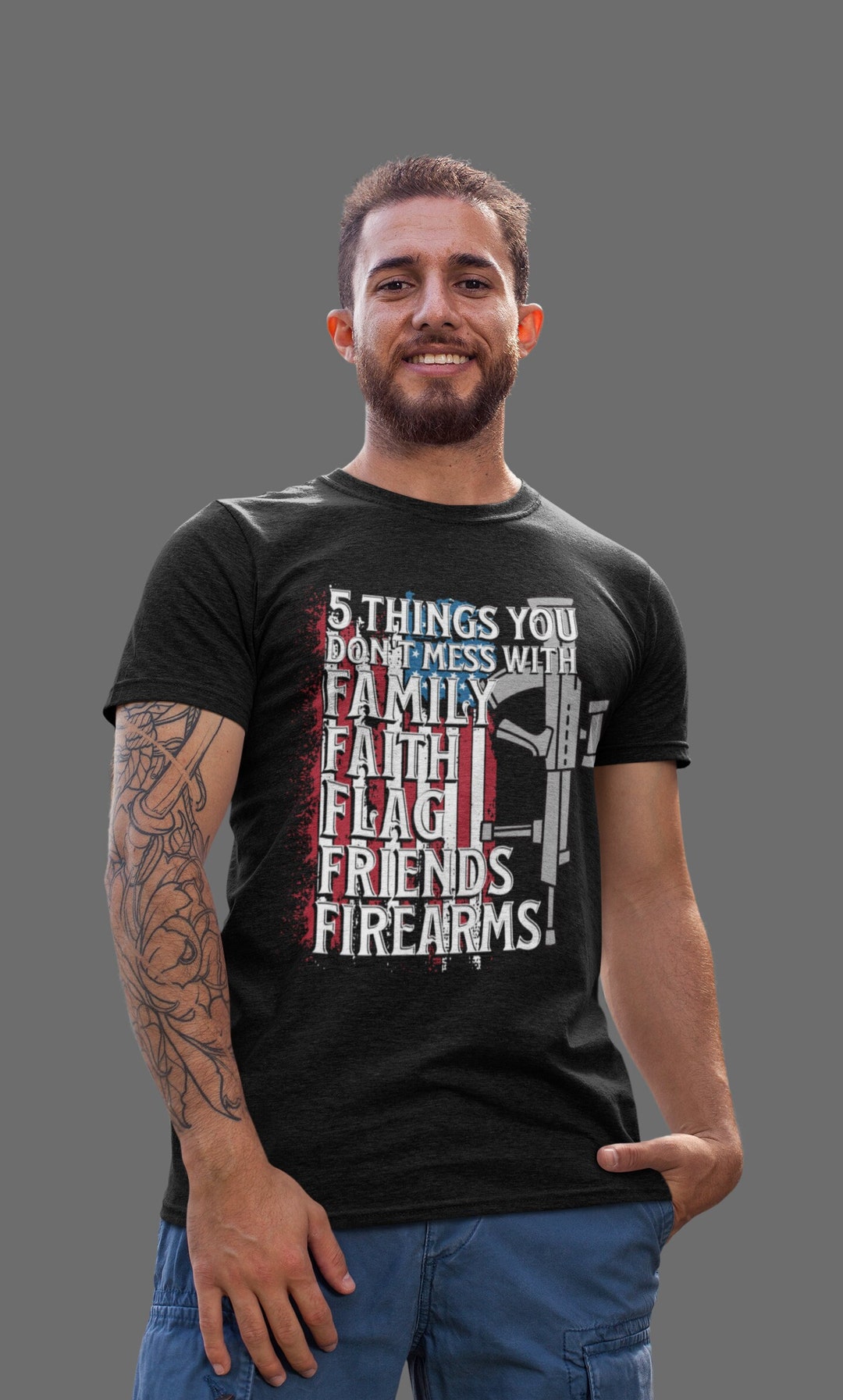 Patriot Family T-shirt, Five Things Design - Etsy