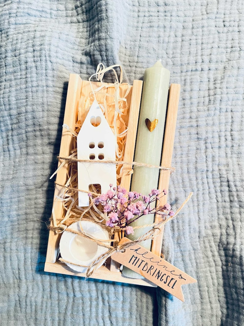 Geschenkset | Raysin | Häuser | Lichterhäuser | Kerzen | Freundin ...