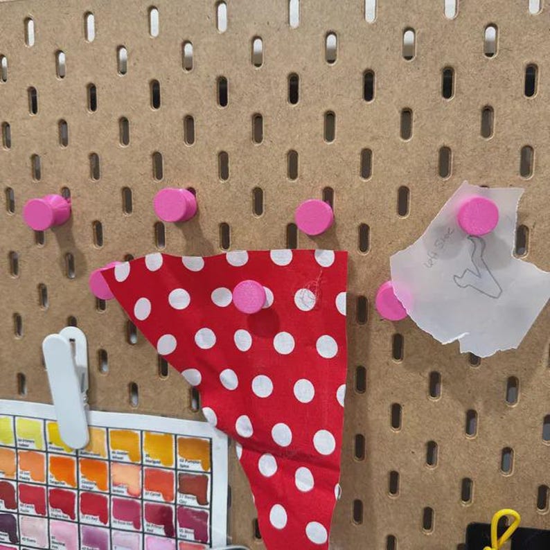 Magnetic Pegs for IKEA SKÅDIS Pegboards - 3D Printed Push Pins With ...