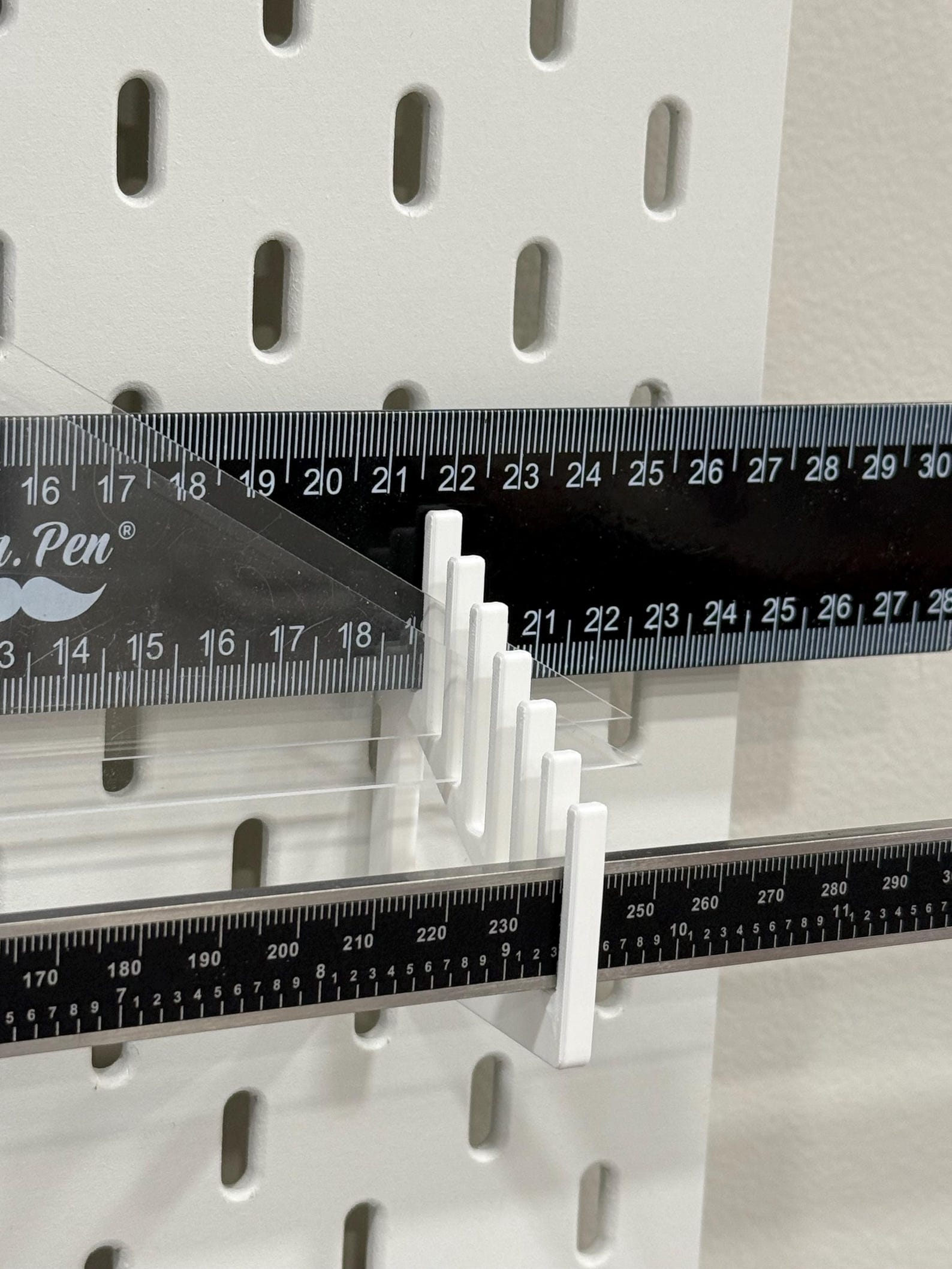 Ruler Holder for IKEA SKADIS Pegboards - Multiple Styles & Colors - Etsy