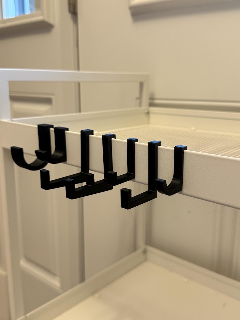 NISSAFORS Cart Hooks - 3D Printed in Small, Medium, Large + J-style for ...