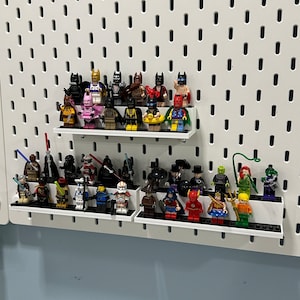 LEGO Minifigure Display Shelf for IKEA SKADIS Pegboard - Etsy