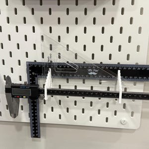 Ruler Holder for IKEA SKADIS Pegboards - Multiple Styles & Colors - Etsy