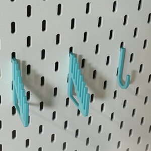 Ruler Holder for IKEA SKADIS Pegboards - Multiple Styles & Colors - Etsy