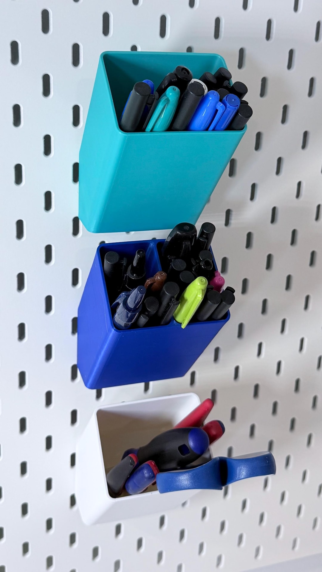 Slanted Pencil Container for IKEA SKÅDIS – Multiple Options Available ...