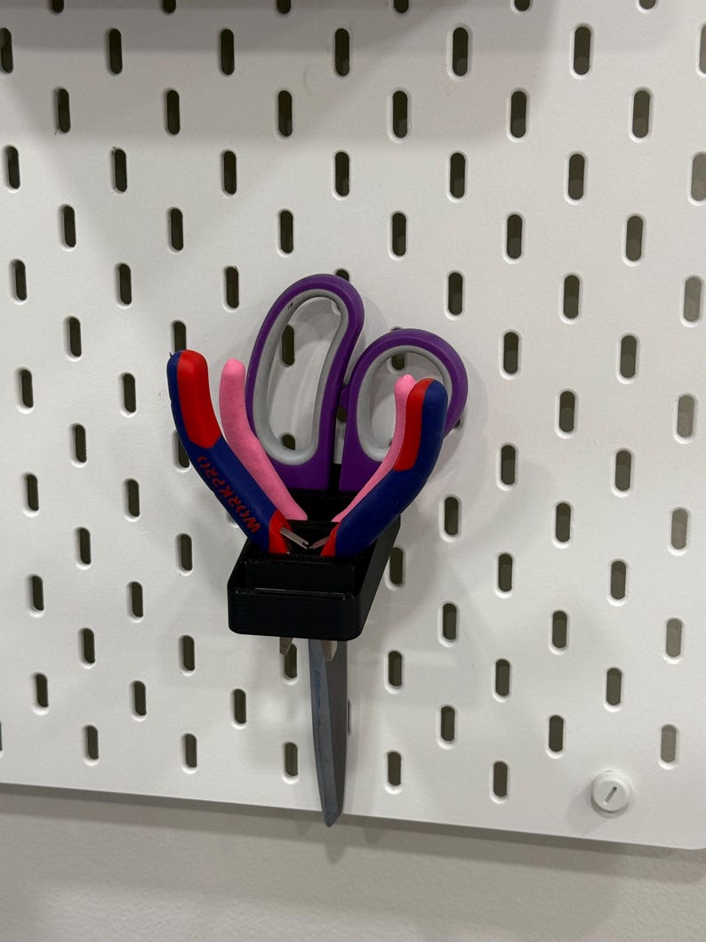 IKEA SKÅDIS Scissor and Tool Holder - 3D Printed 4-slot Organizer for ...