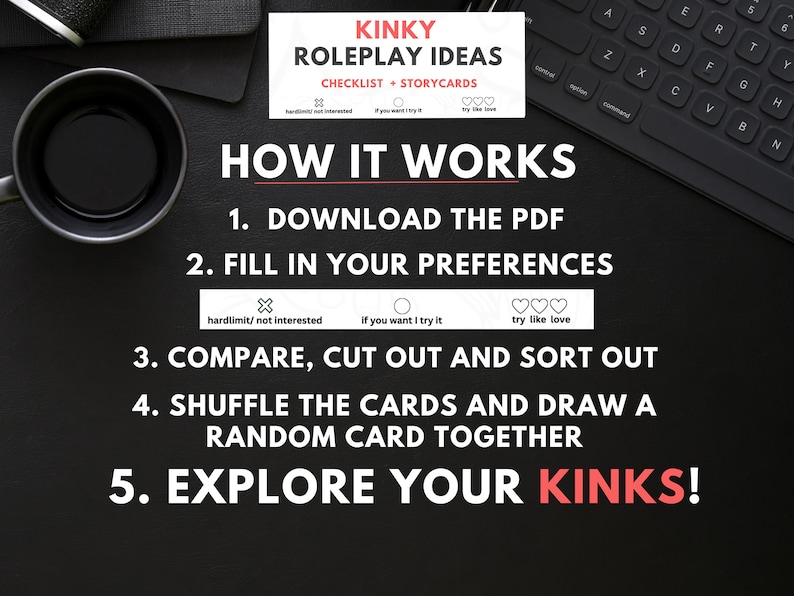 Roleplay Cards and Checklist - 70+ Kinky Roleplay Ideas - Checklist ...