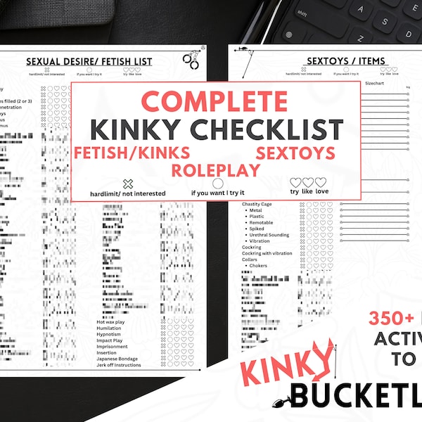 Kinky Bucket List - Etsy
