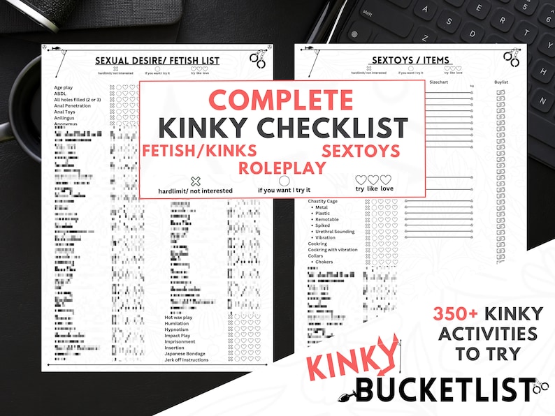 Complete Kinky Bucket List + Sextoy + Roleplay 350+ MEGAPACK - Etsy