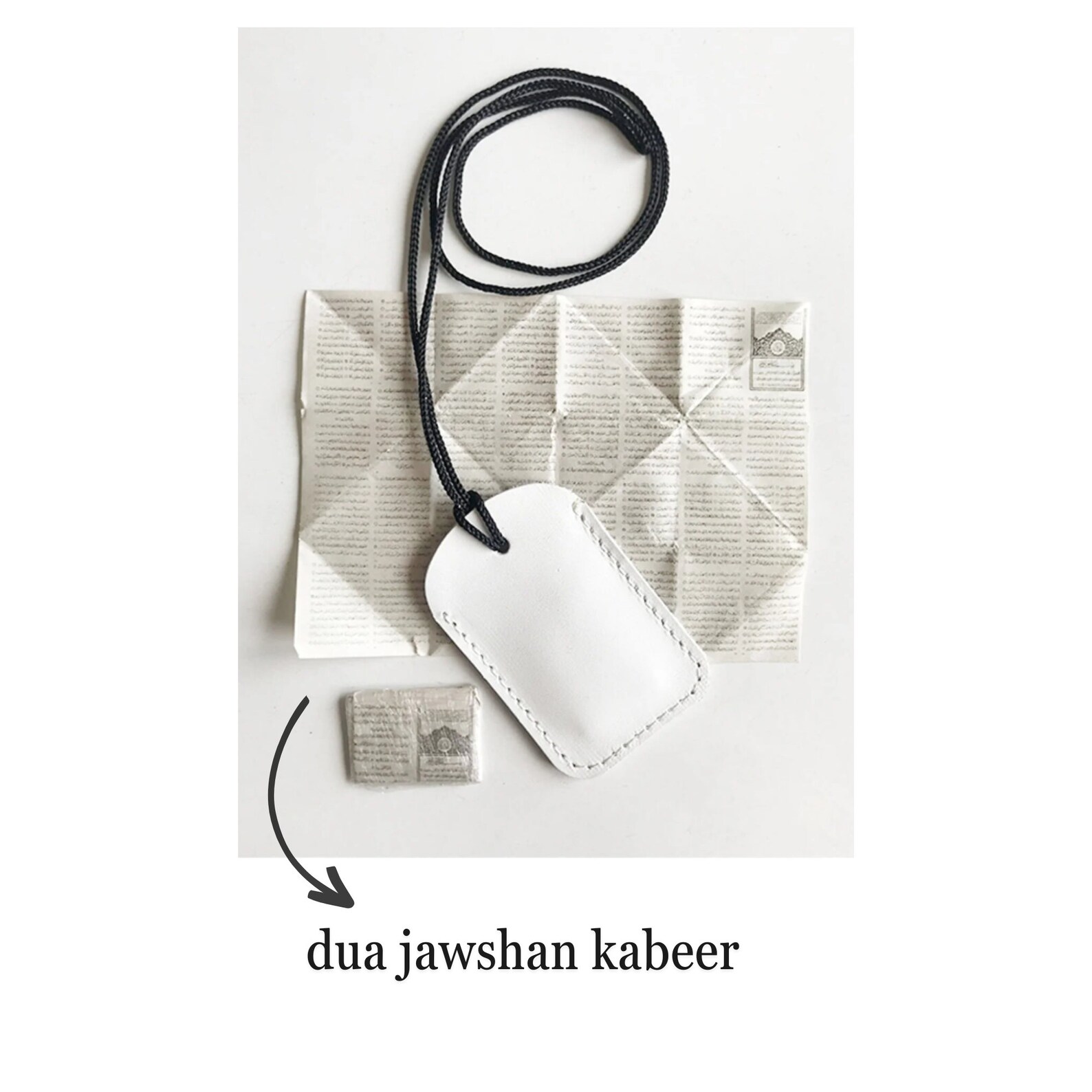Jawshan Necklace, Leather Amulet, Talisman Bag, Amulet Holder, Leather ...