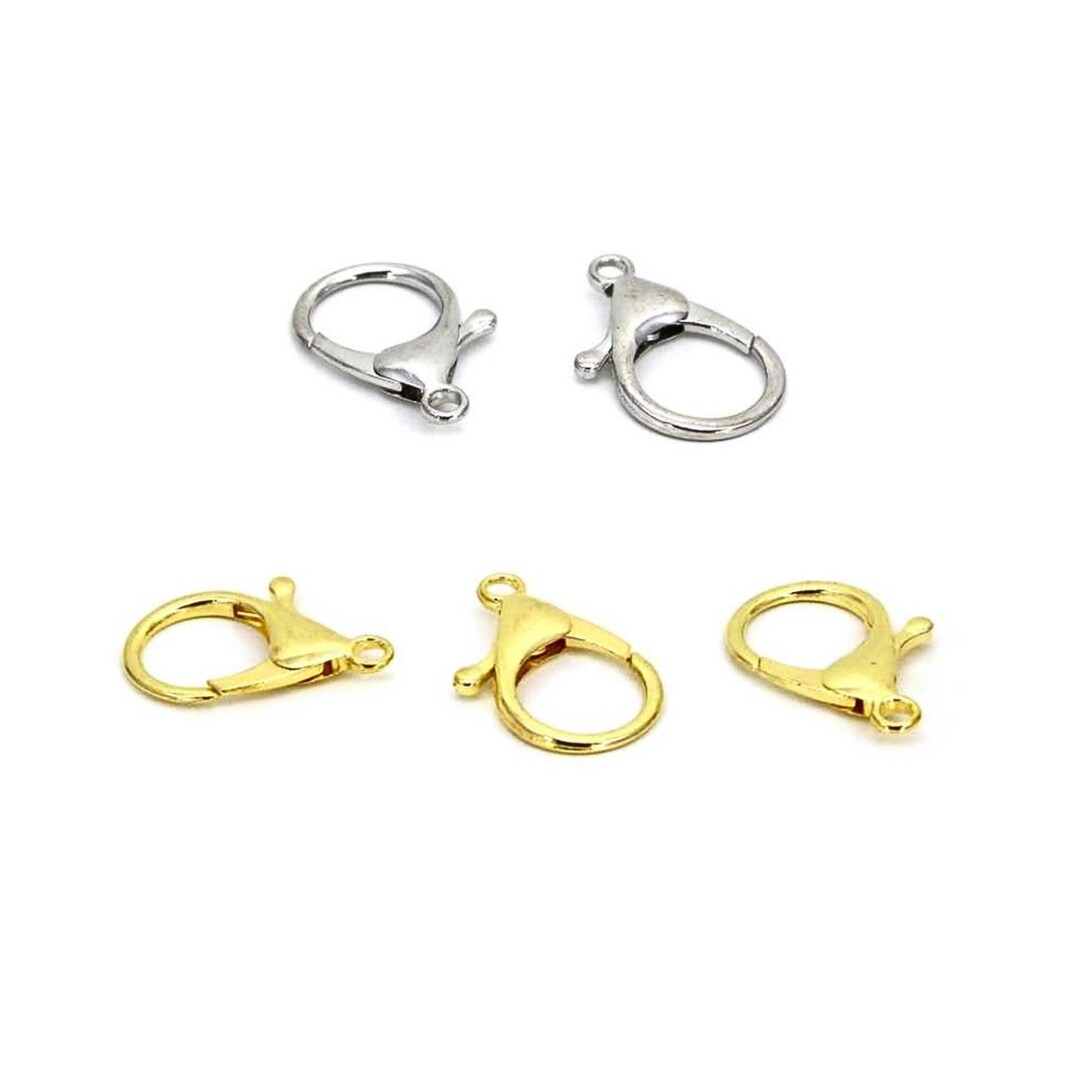 35MM Fancy Circle Brass Lobster Claw, Large Jewelry Making Clasps ...