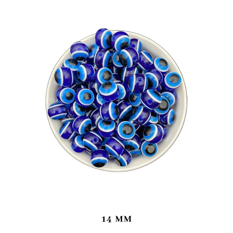 Large Evil Eye Beads, Turkish Evil Eye Nazar Beads, Eyeball Beads ...