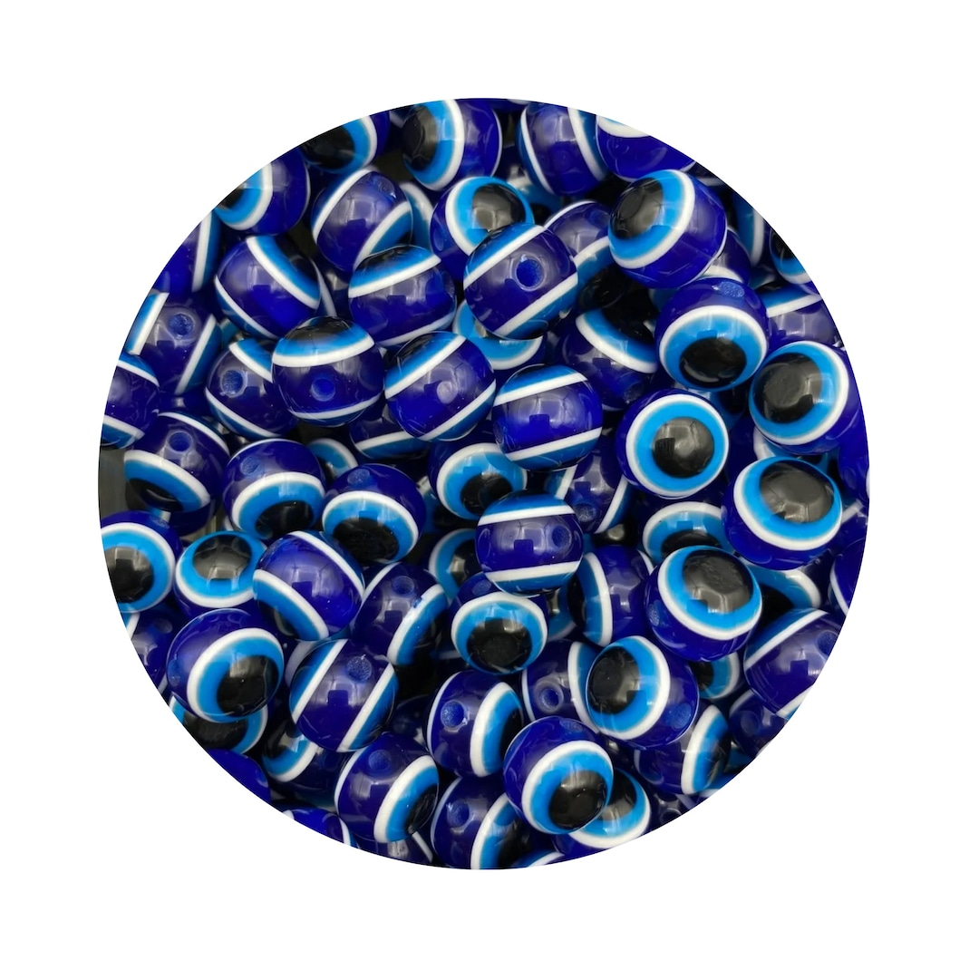 Large Evil Eye Beads, Turkish Evil Eye Nazar Beads, Eyeball Beads ...