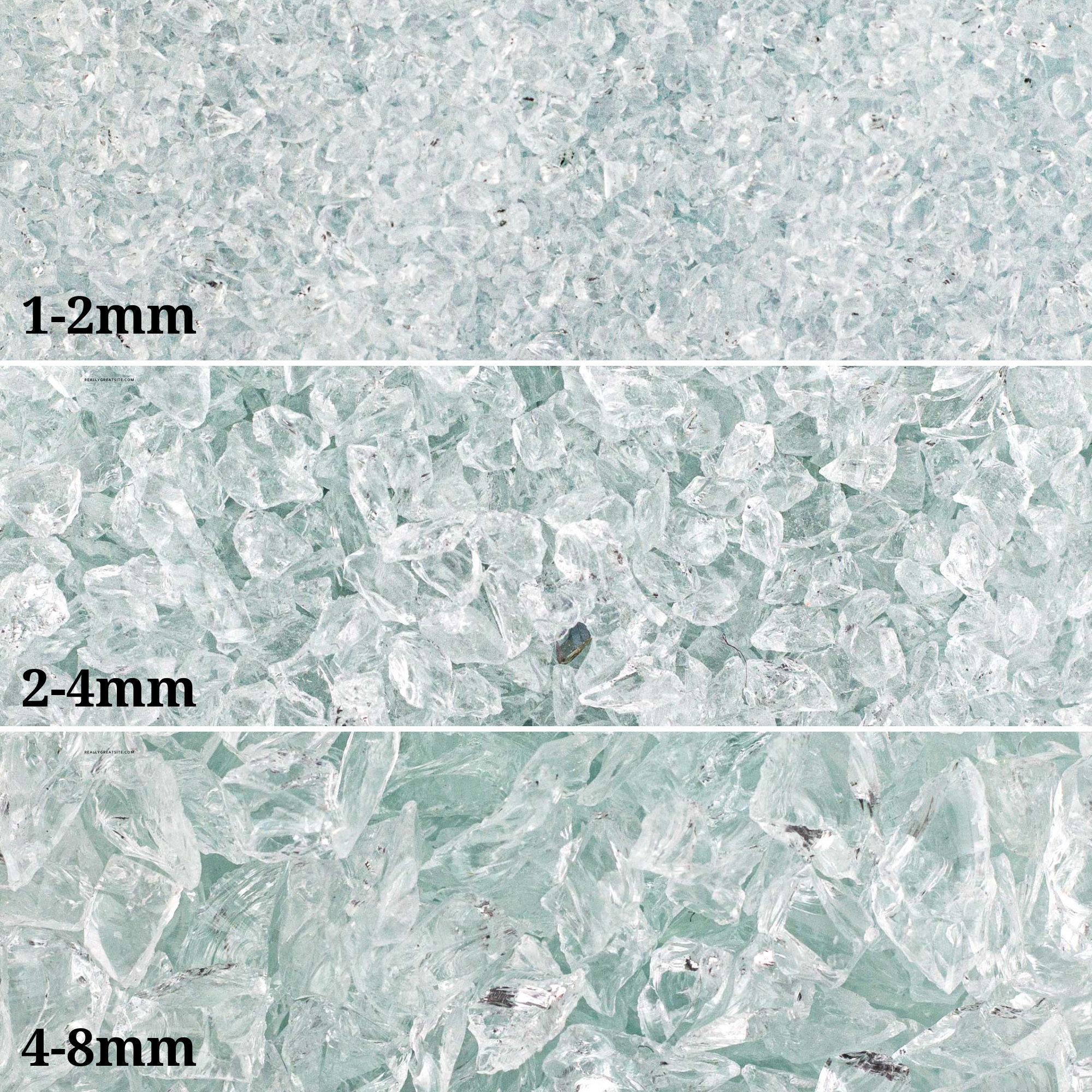 Clear Crushed Glass for Resin, Epoxy Resin Supplies, Broken Glass ...