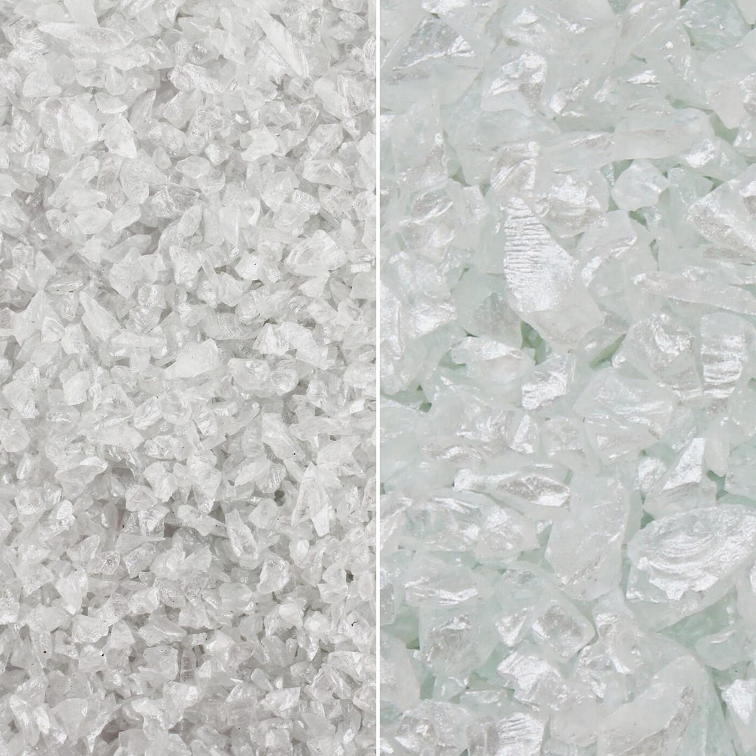 Pearlized Crushed Glass for Resin, Epoxy Resin Supplies, Broken Glass ...