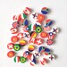 National Flag Clay Beads, Countries Flag Polymer Clay Beads, Flags of ...