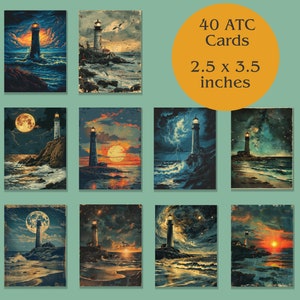 Lighthouse Junk Journal Kit, Junk Journal Lighthouse, Junk Journal ...