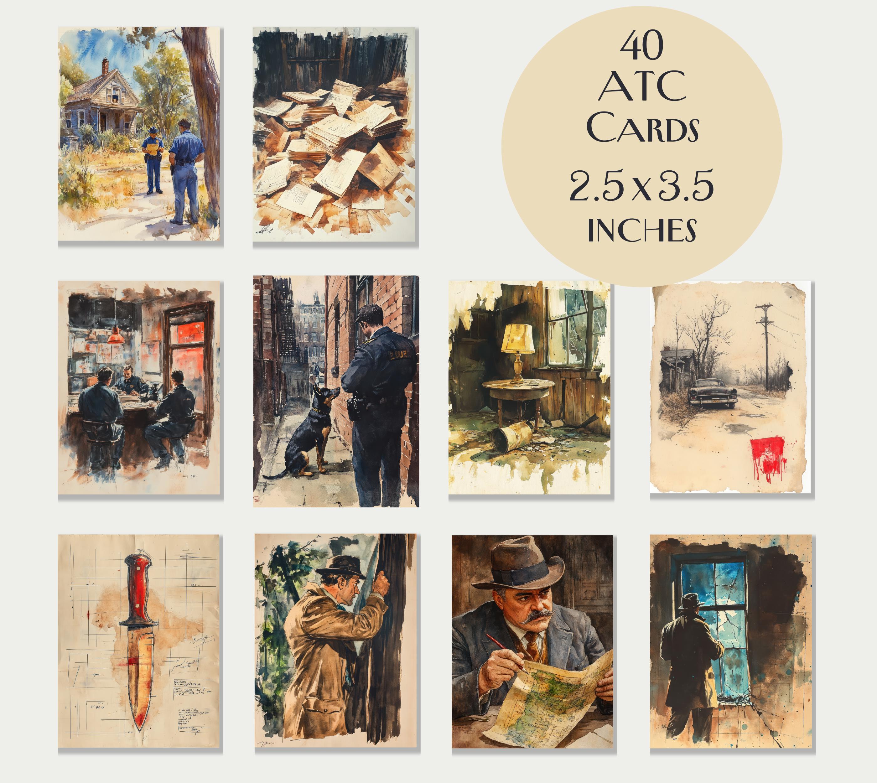 40 Crime Scene Junk Journal Kit, Murder Journal, Crime Junk Journal ...