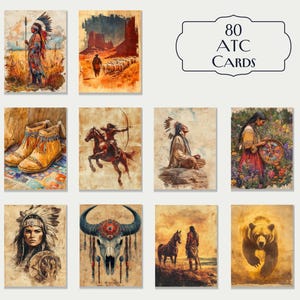 80 Indigenous Peoples Junk Journal Kit, Tribal Heritage Digital Papers ...