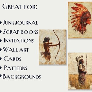 80 Indigenous Peoples Junk Journal Kit, Tribal Heritage Digital Papers ...