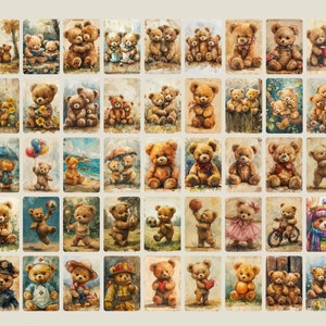 Teddy Bears Junk Journal Kit, Cute Junk Journal, Bear Journal, Nursery ...