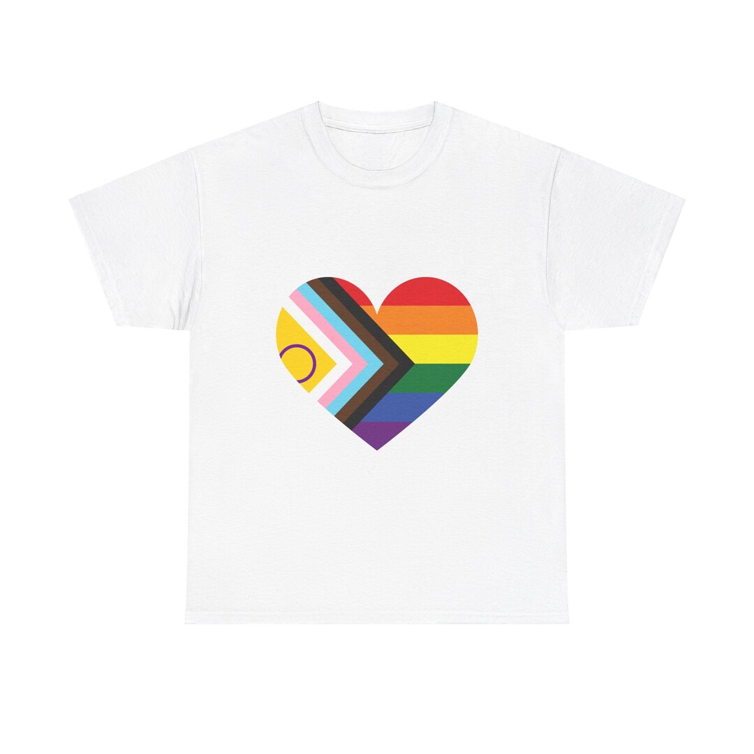 Gay Pride T-shirt LGBTQ Rainbow Flag Shirt Pride Month Tee Equality ...