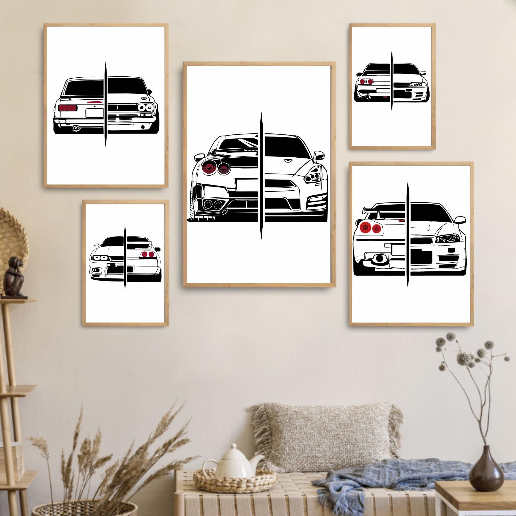 Gt R35 /gt R34 / Gt R33 /gt R32 /gt R31 / Gt Family / Godzilla /skyline ...