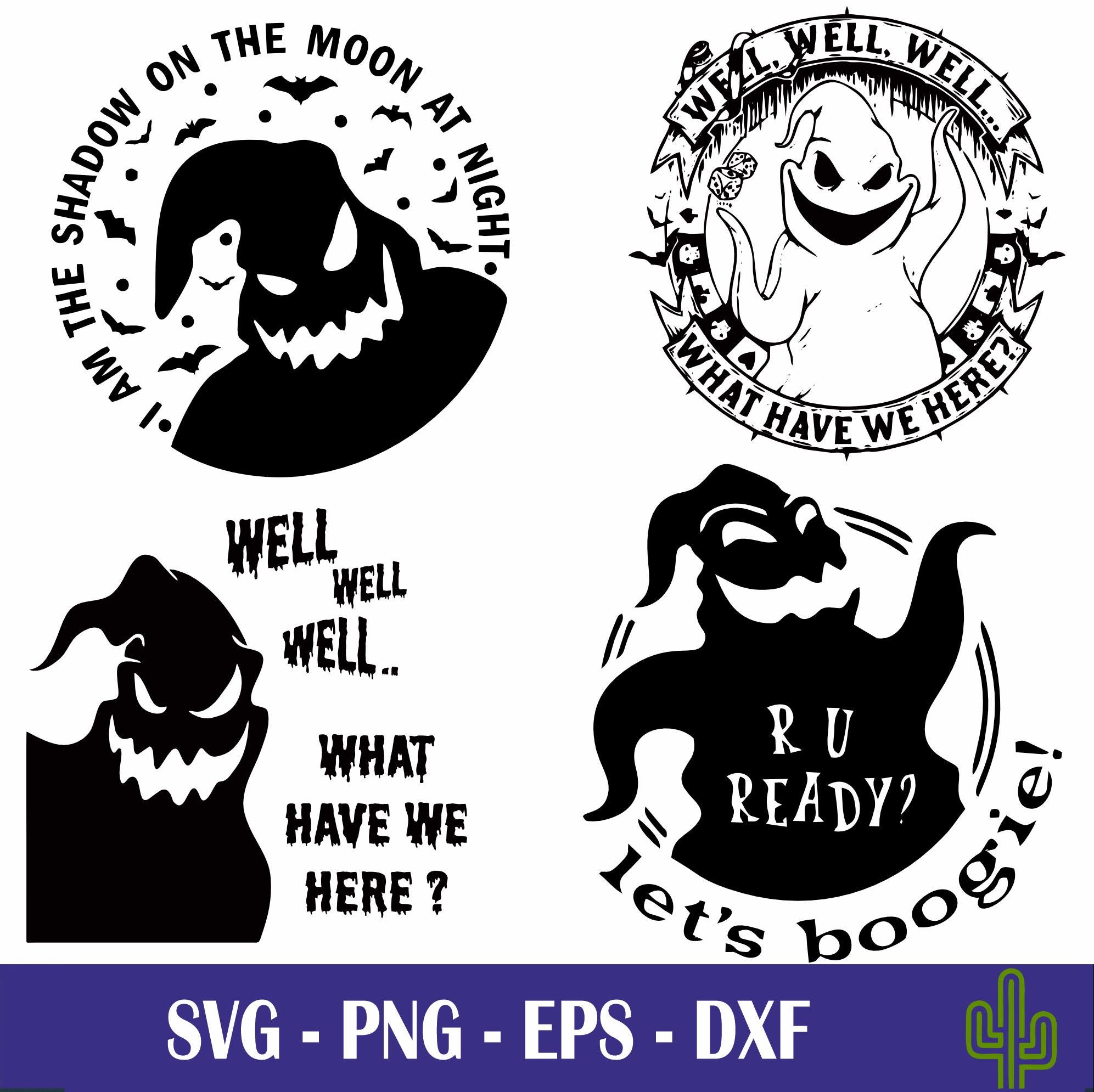 Oogie Boogie SVG| I Am the Shadow Svg| Well Well Well Svg| What Have We ...